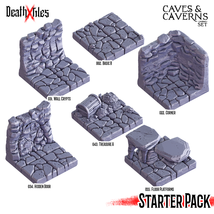 Descargar Caves and Caverns - FREE Starter Pack de Death x Tiles