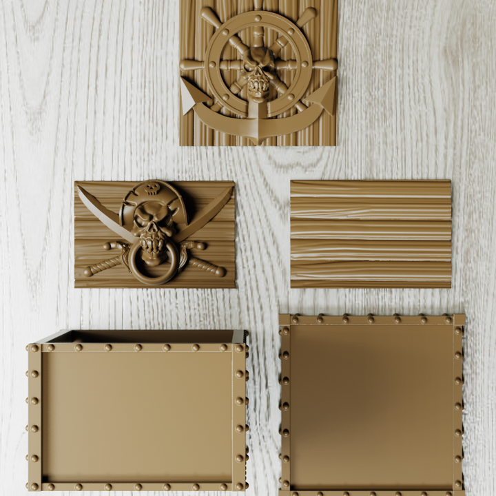 3D Printable Pirate organizer by Crosslances