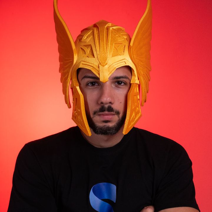 3D Printable Thor’s Helmet by Stlflix