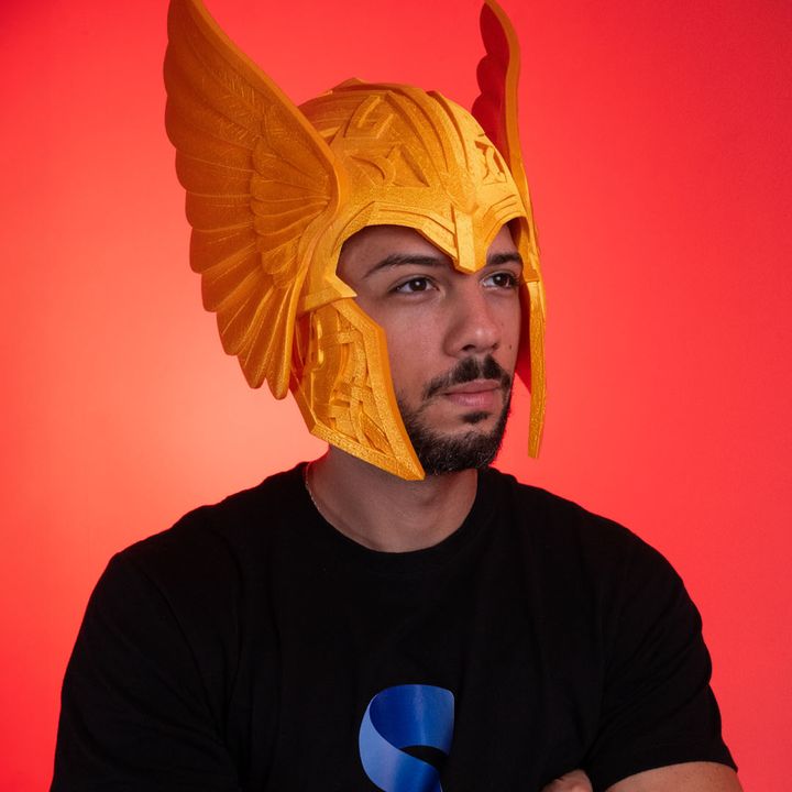 3D Printable Thor’s Helmet by Stlflix