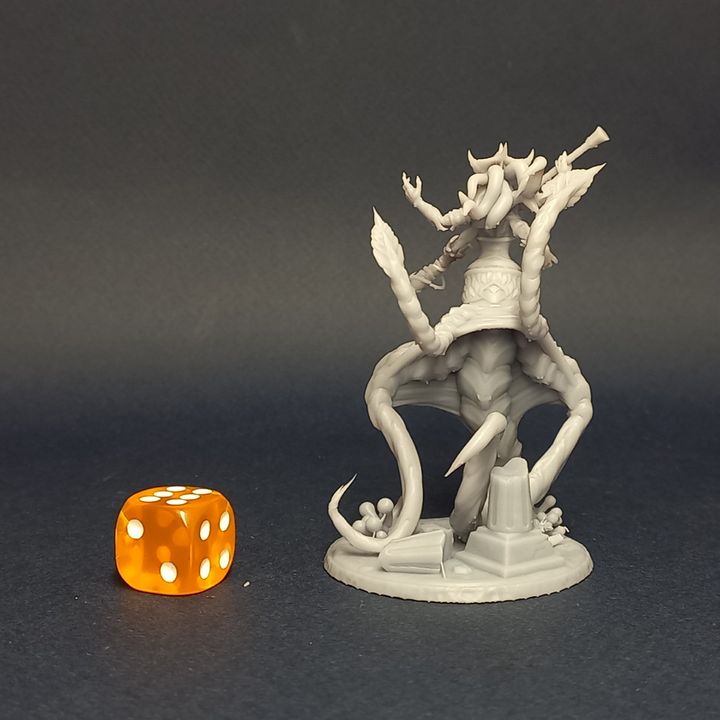 3D Printable Queen of Abyss - 32mm scale pre-supported miniature by ...