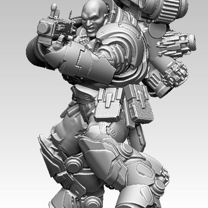 3D Printable enesis trooper 3 by robert naismith