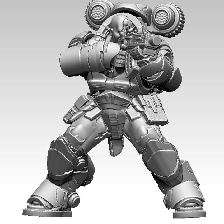 3D Printable enesis trooper 3 by robert naismith