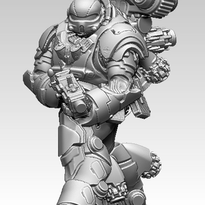 3D Printable enesis trooper 4 by robert naismith