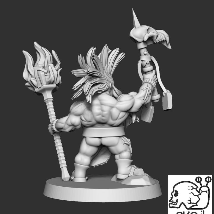 3D Printable Rune master by Skail