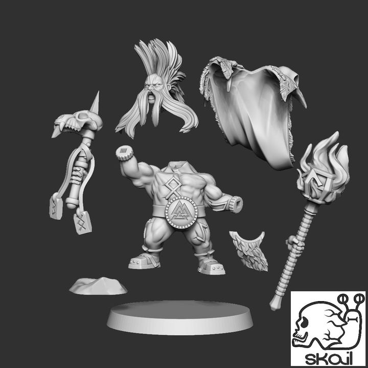 3D Printable Rune master by Skail