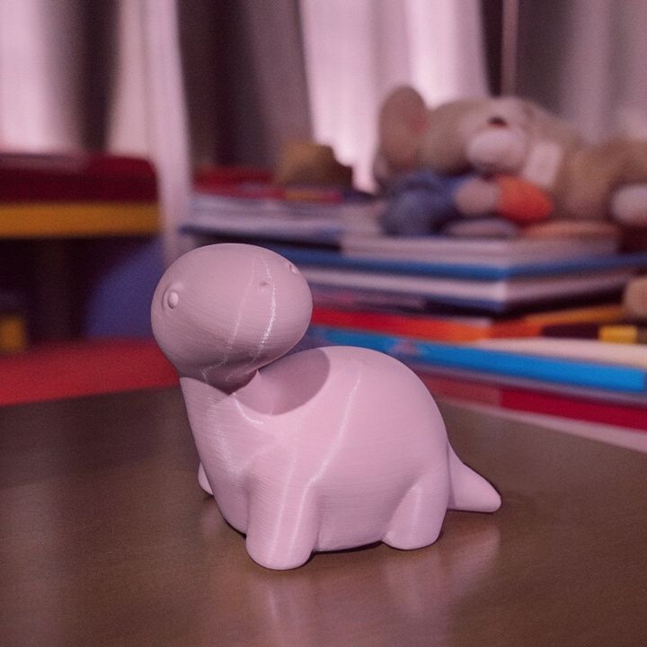 3D Printable Baby Brontosaurus by Stlflix