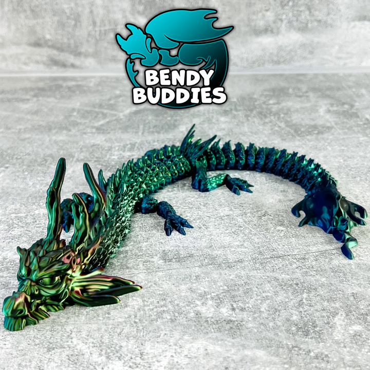 3D Printable East Dragon Ryuu / Drake Articulated / Print-in-Place ...