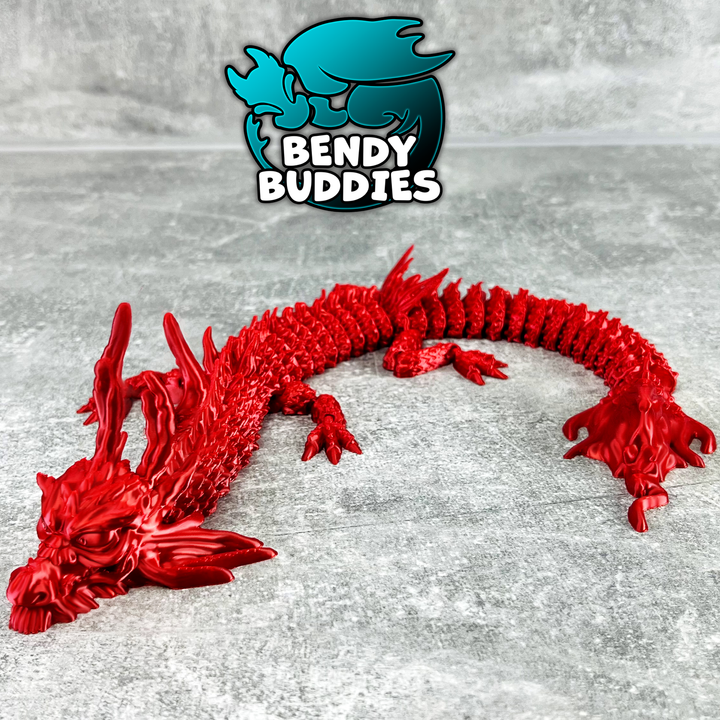 3D Printable East Dragon Ryuu / Drake Articulated / Print-in-Place ...