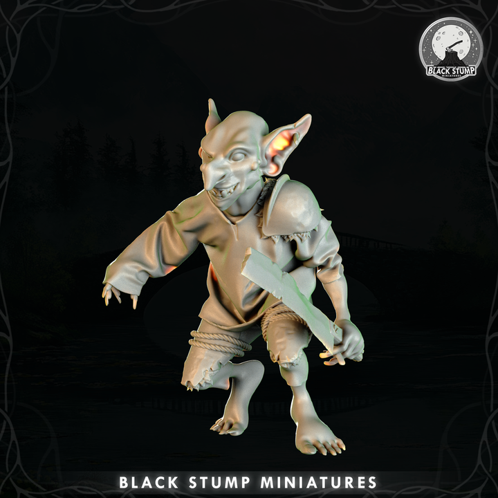 3D Printable Goblin Warrior with Sword + 5E Stats .pdf! by Black Stump ...