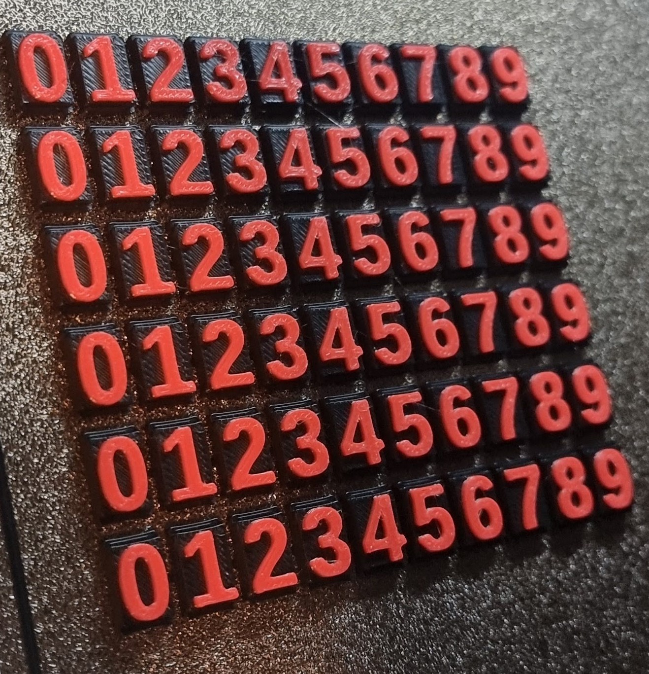 3D Printable Counter easy 2 color print -fully 3D printed by Svend Feldt