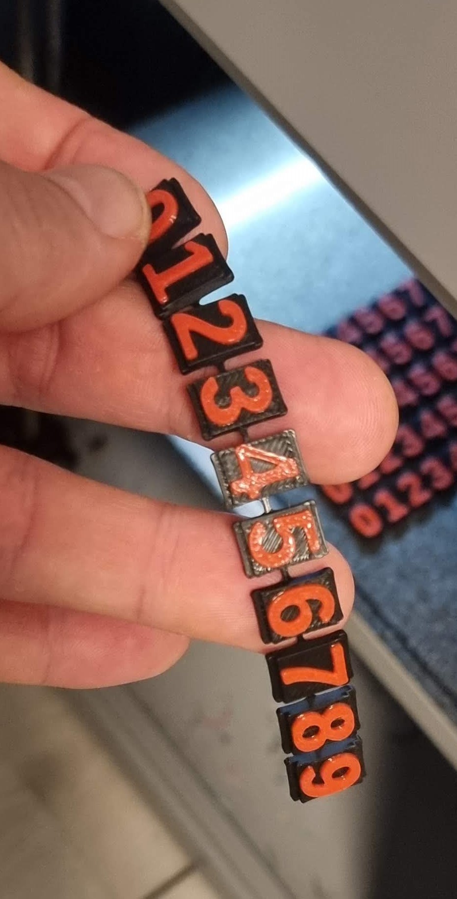 3D Printable Counter easy 2 color print -fully 3D printed by Svend Feldt