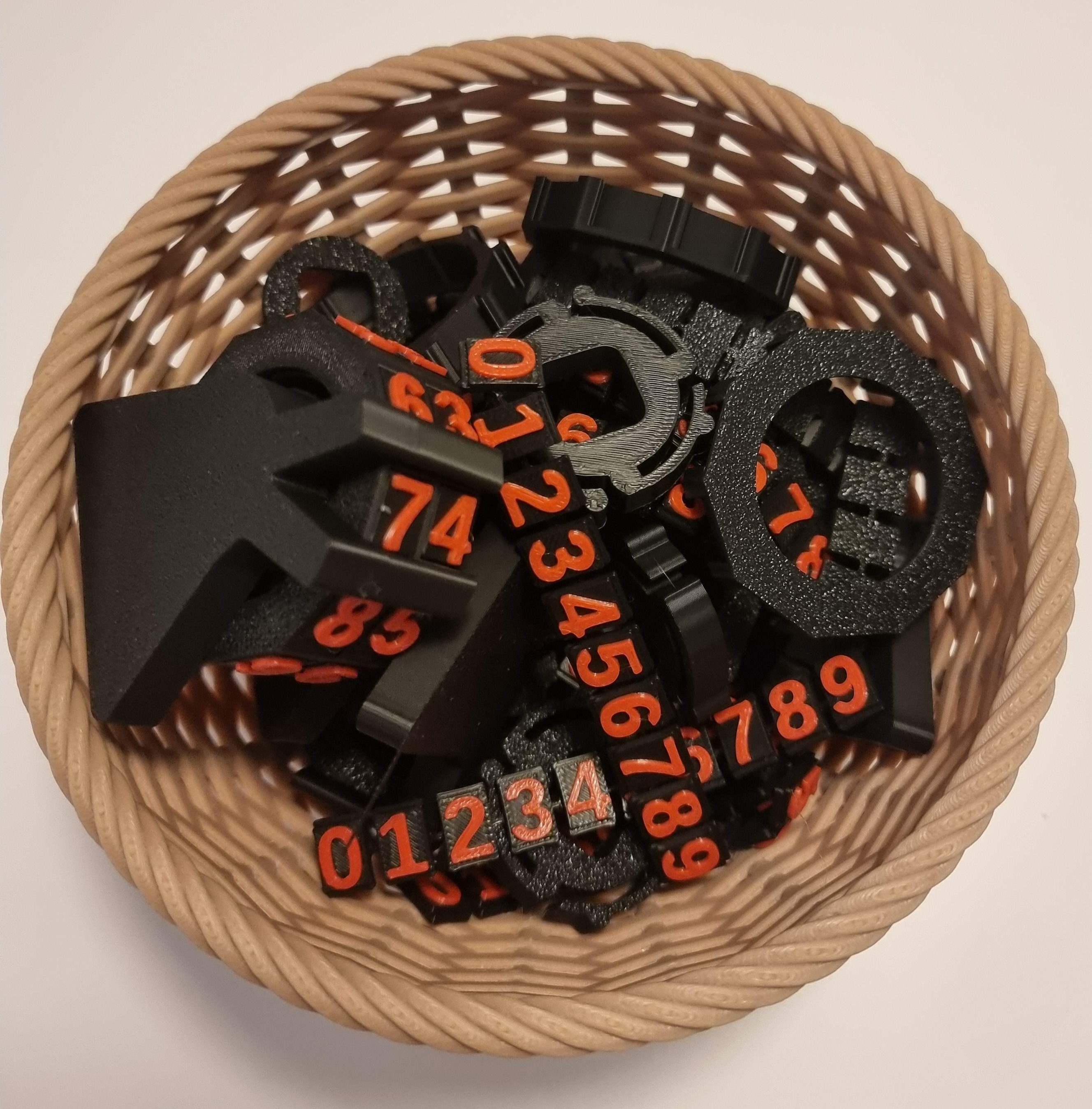 3D Printable Counter easy 2 color print -fully 3D printed by Svend Feldt