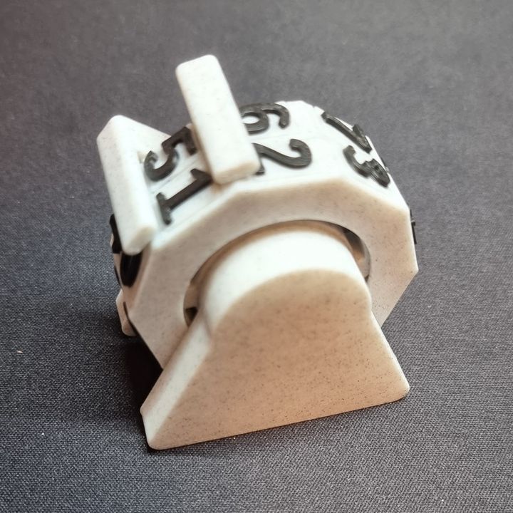 3D Printable Counter easy 2 color print -fully 3D printed by Svend Feldt