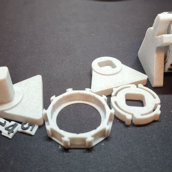 3D Printable Counter easy 2 color print -fully 3D printed by Svend Feldt