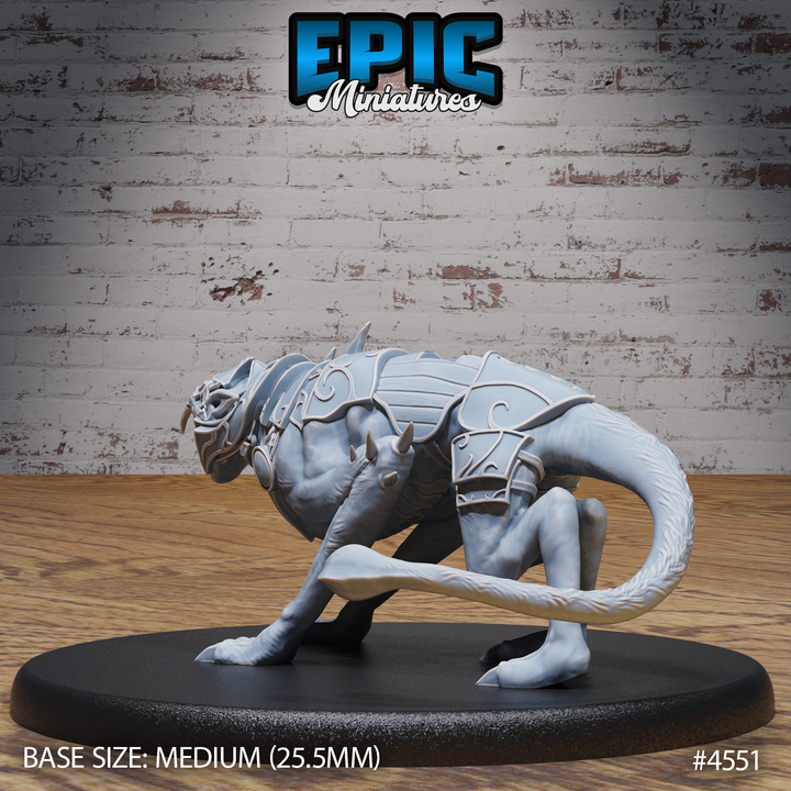 3D Printable Savanna Troll Riding / Utopian Evil Ogre / African Beast ...