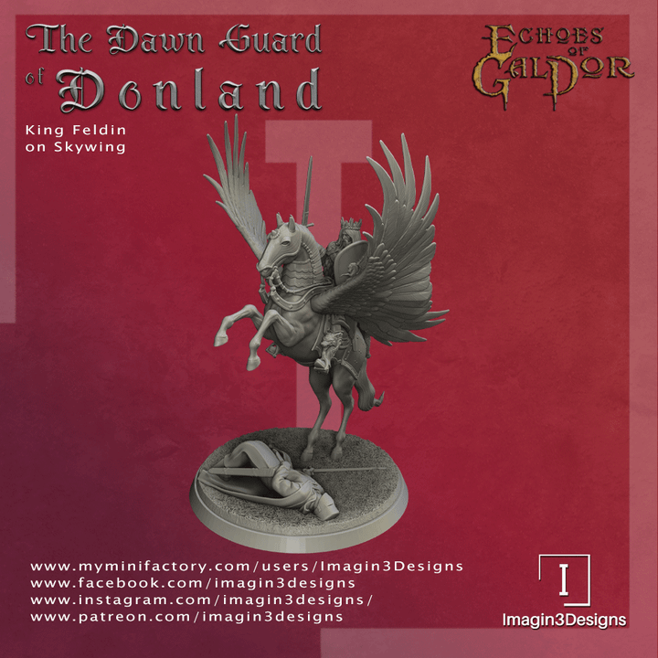 3D Printable The Dawn Guard of Donland COMPLETE SET by Imagin3Designs