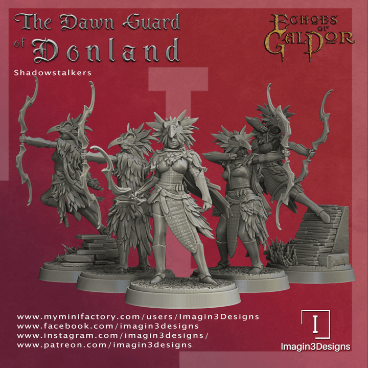 3D Printable The Dawn Guard of Donland COMPLETE SET by Imagin3Designs