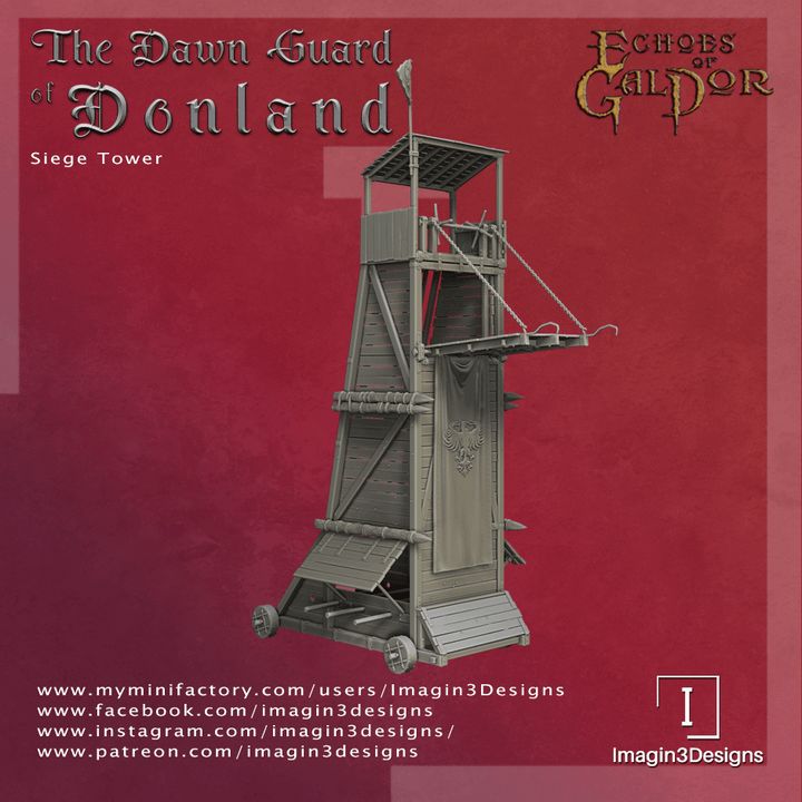 3D Printable The Dawn Guard of Donland COMPLETE SET by Imagin3Designs