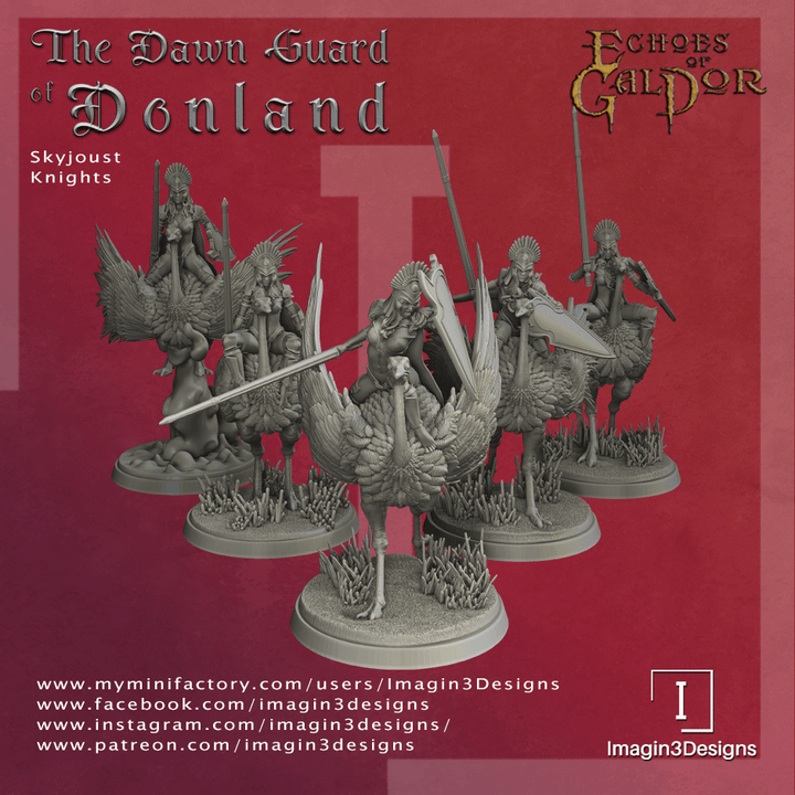 3D Printable The Dawn Guard of Donland COMPLETE SET by Imagin3Designs