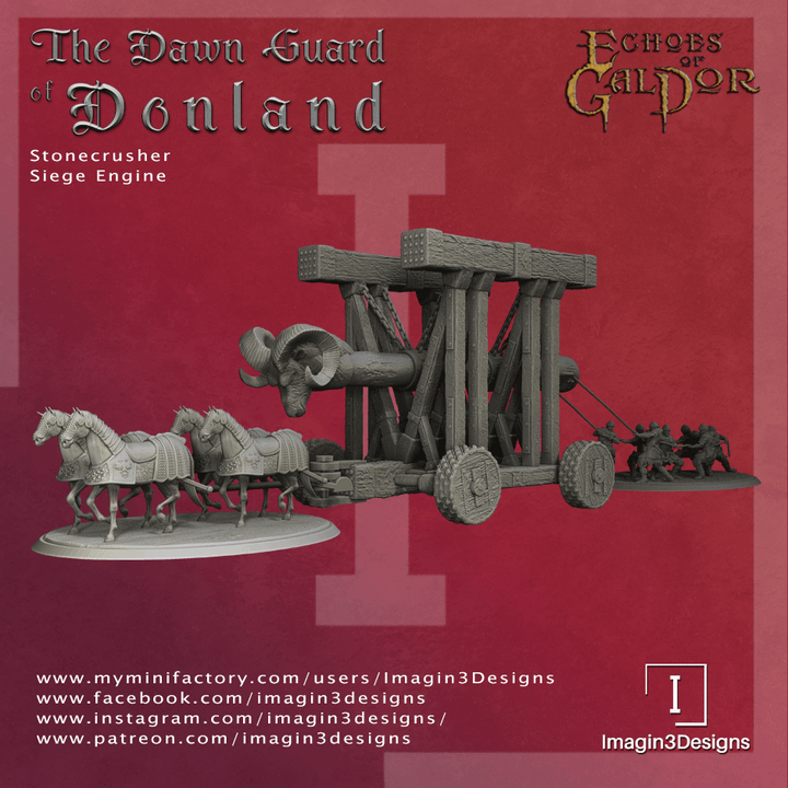 3D Printable The Dawn Guard of Donland COMPLETE SET by Imagin3Designs