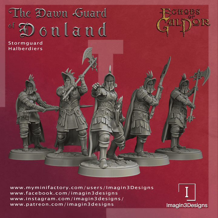 3D Printable The Dawn Guard of Donland COMPLETE SET by Imagin3Designs