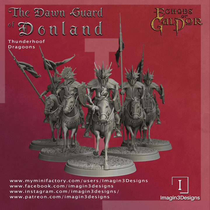 3D Printable The Dawn Guard of Donland COMPLETE SET by Imagin3Designs