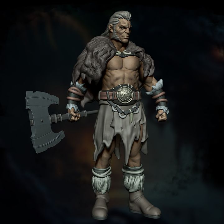 3D Printable Barbarian by Monster Atlas