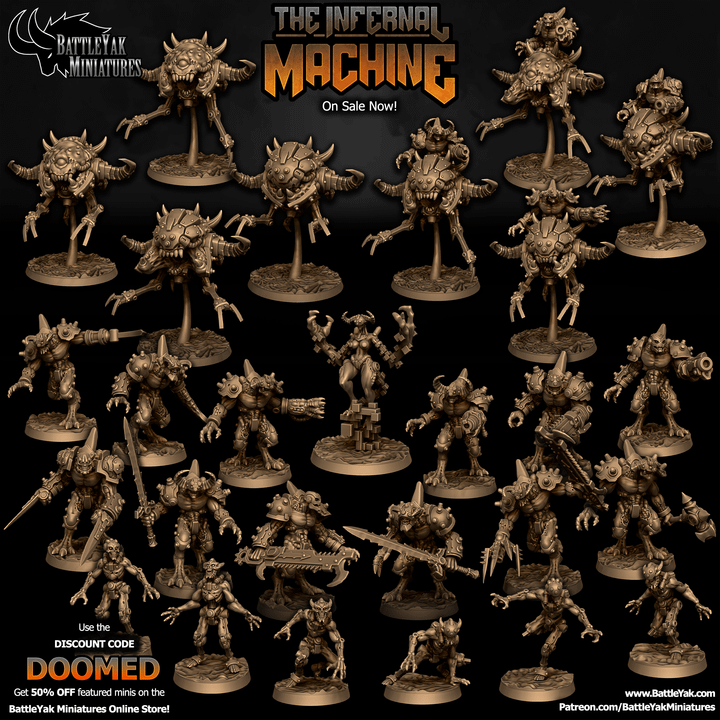 3D Printable The Infernal Machine Free Files - July Release Preview by ...