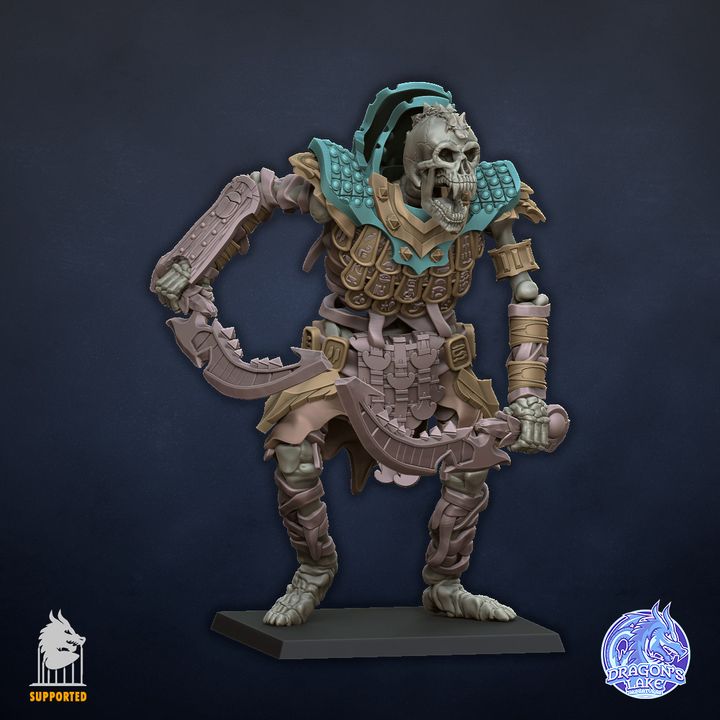 3D Printable Giant Colossus by Dragon's Lake Miniaturas