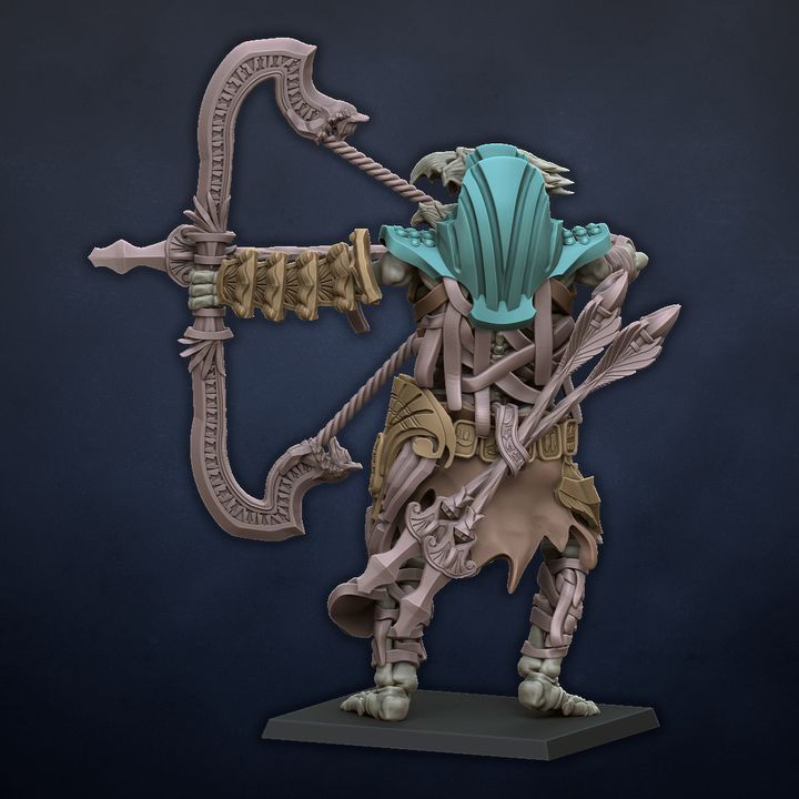 3D Printable Giant Colossus Archer by Dragon's Lake Miniaturas