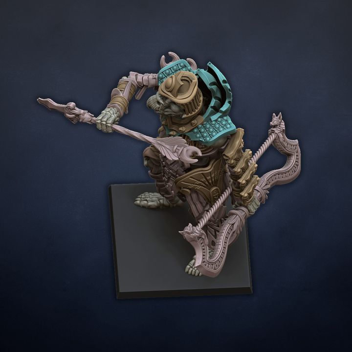 3D Printable Giant Colossus Archer by Dragon's Lake Miniaturas