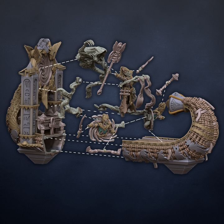 3D Printable Ark of Ages by Dragon's Lake Miniaturas