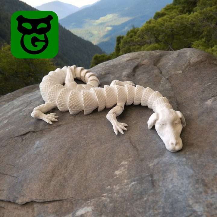 3D Printable Falkor Flexi (Neverending Story) by Boby Green Creations