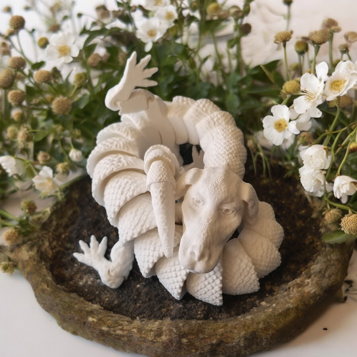 3D Printable Falkor Flexi (Neverending Story) by Boby Green Creations