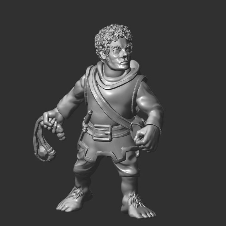 3D Printable Halfling (Heroes Glory) by Tiny Furniture