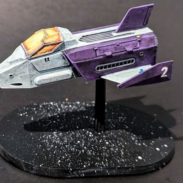 3D Printable Fractured Sphere - Heliochrome F-1 Lancer Fighter by ...