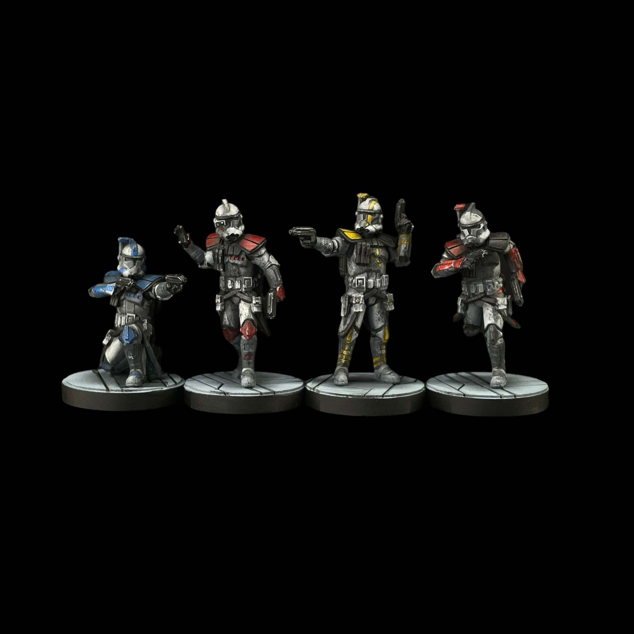 3D Printable Advanced Commando Leaders by Dark Fire Designs