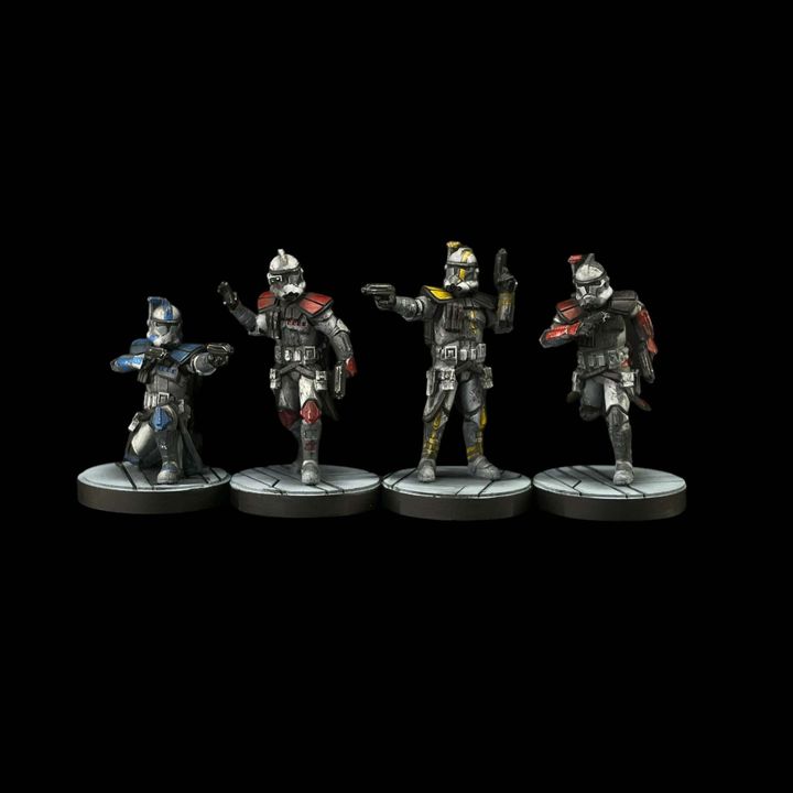 3D Print of Advanced Commando Leaders by TonedawgPaints