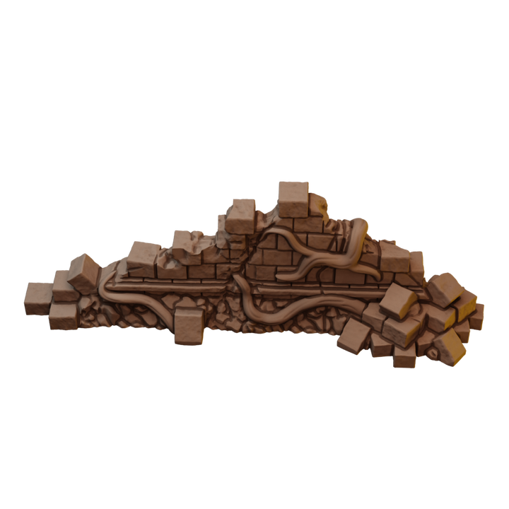 3D Printable Set of Ancient Stone Scatter Terrain in Jungle Temple ...