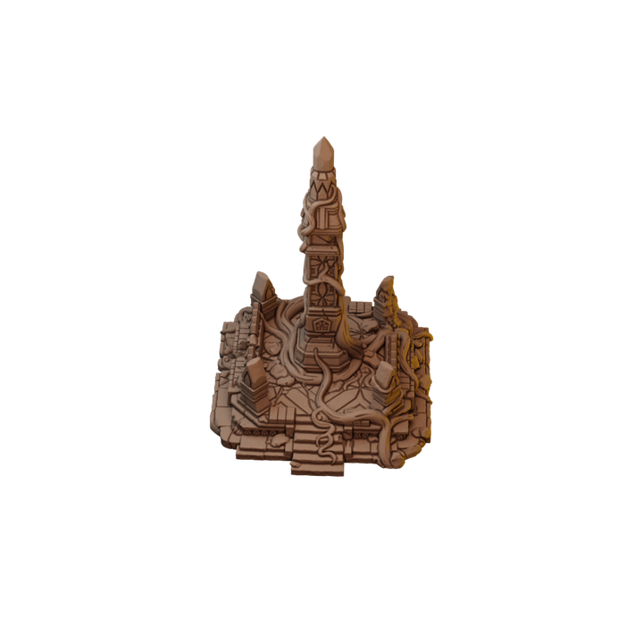 3D Printable Set of Sacred Stone Shrines in Jungle Temple Ruins by ...