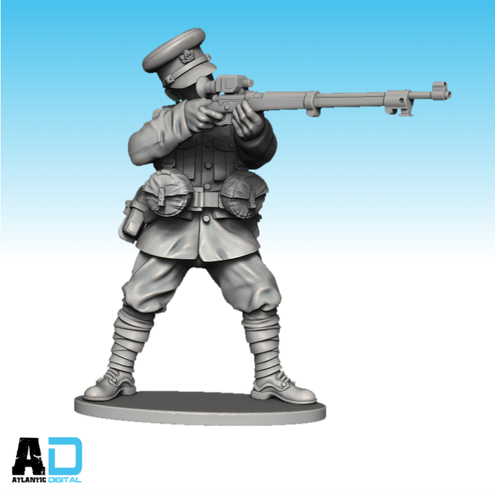 3D Printable WW1 Canadian Infantry Squad by Wargames Atlantic