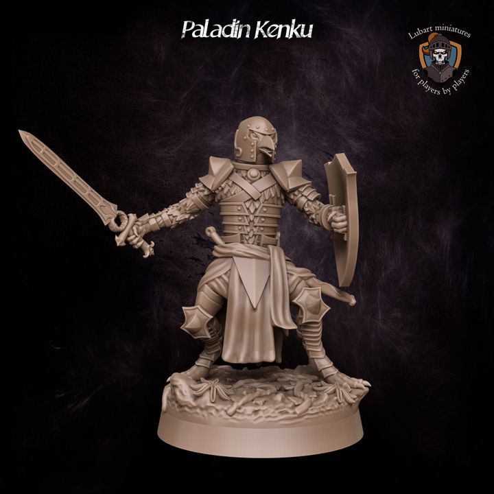 3D Printable Paladin Kenku by Lubart Miniatures