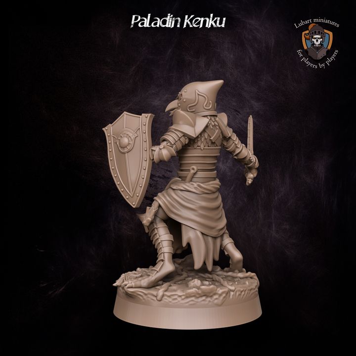 3D Printable Paladin Kenku by Lubart Miniatures
