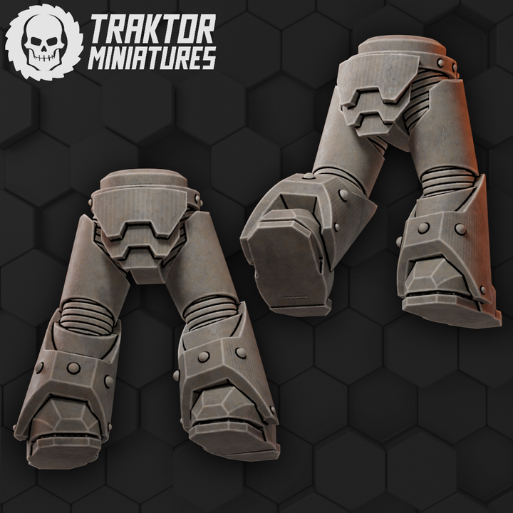 3D Printable Mk Hex Legs by Traktor Miniatures