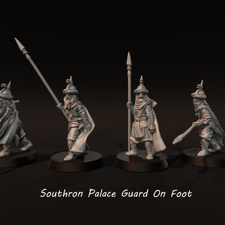 3D Printable Southron Palace Guard On Foot by Medbury Miniatures
