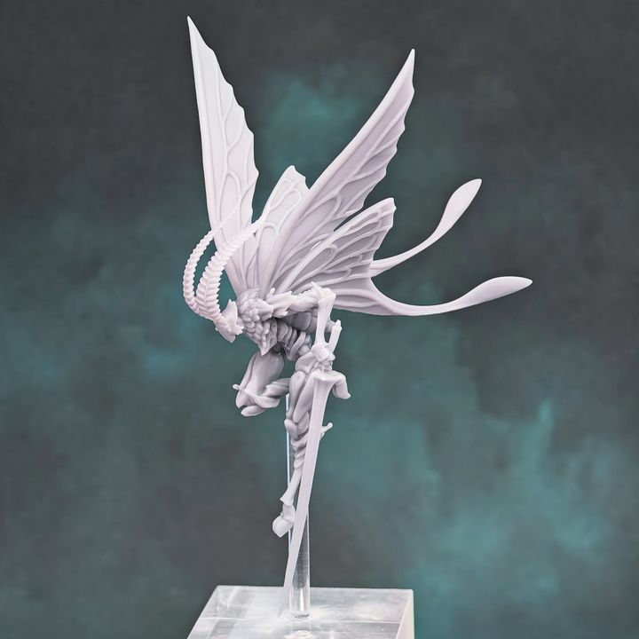 3D Printable Mothfolk Duelist - Acheron, Fidelium Assassin (Pre ...