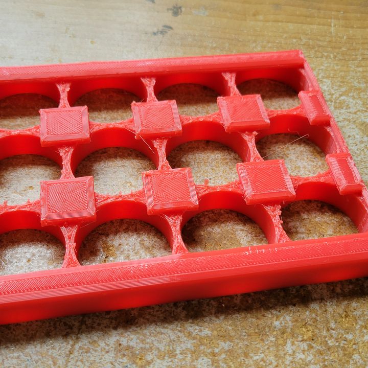 3D Printable Tray/Jig For Twelve 32140 Battery Cells For DIY Battery ...