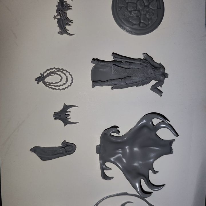 3D Printable Kilana Darkthorn "Tenebrian incarned Goddess" 75mm by ...