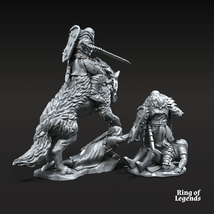 3D Printable Korvog, Orc Lord Commander ft and mtd | Regular Orcs ...